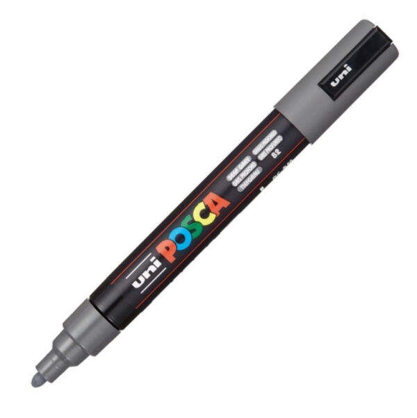 Uni Posca Paint Marker PC-5M - Deep Grey | Be Creative Shop