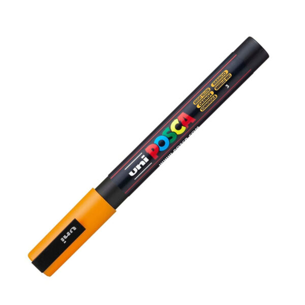 Uni Posca Paint Marker PC-3M - Bright Yellow | Be Creative Shop