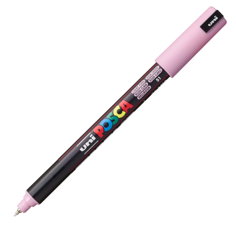 Uni Posca Paint Marker PC-1MR - Ultra Fijn - Light Pink | Be Creative Shop